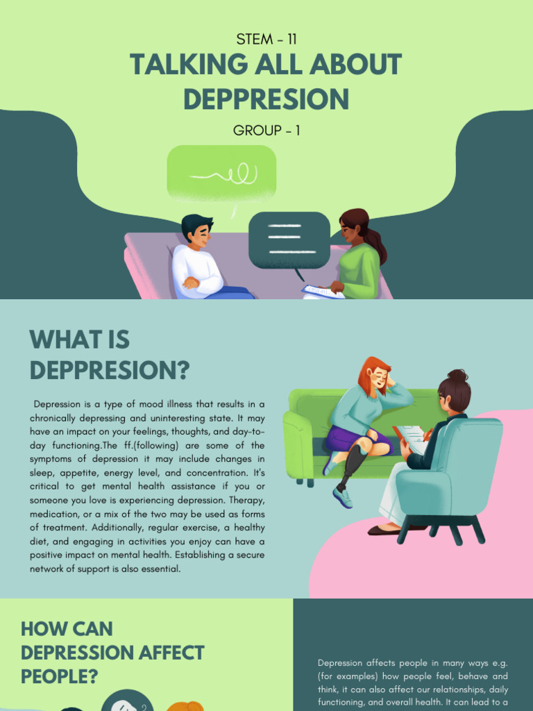 All About Depression | Download Free PDF | Major Depressive Disorder ...