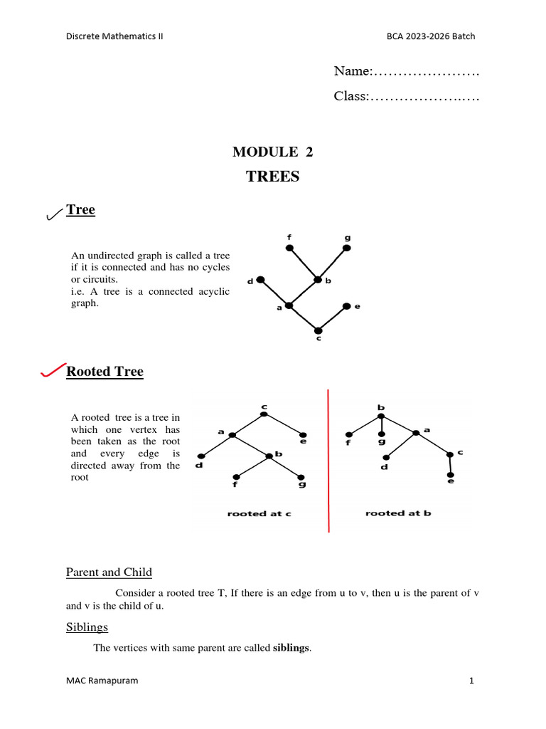 S2 BCA Module2 | PDF | Vertex (Graph Theory) | Mathematical Logic
