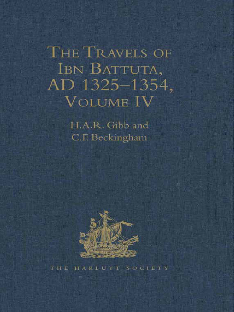 The Travels of Ibn Battuta-1325-1354-Volume-IV | PDF | Translations ...
