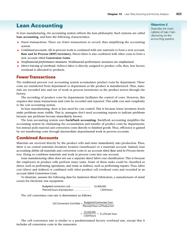 Lean Accounting | PDF