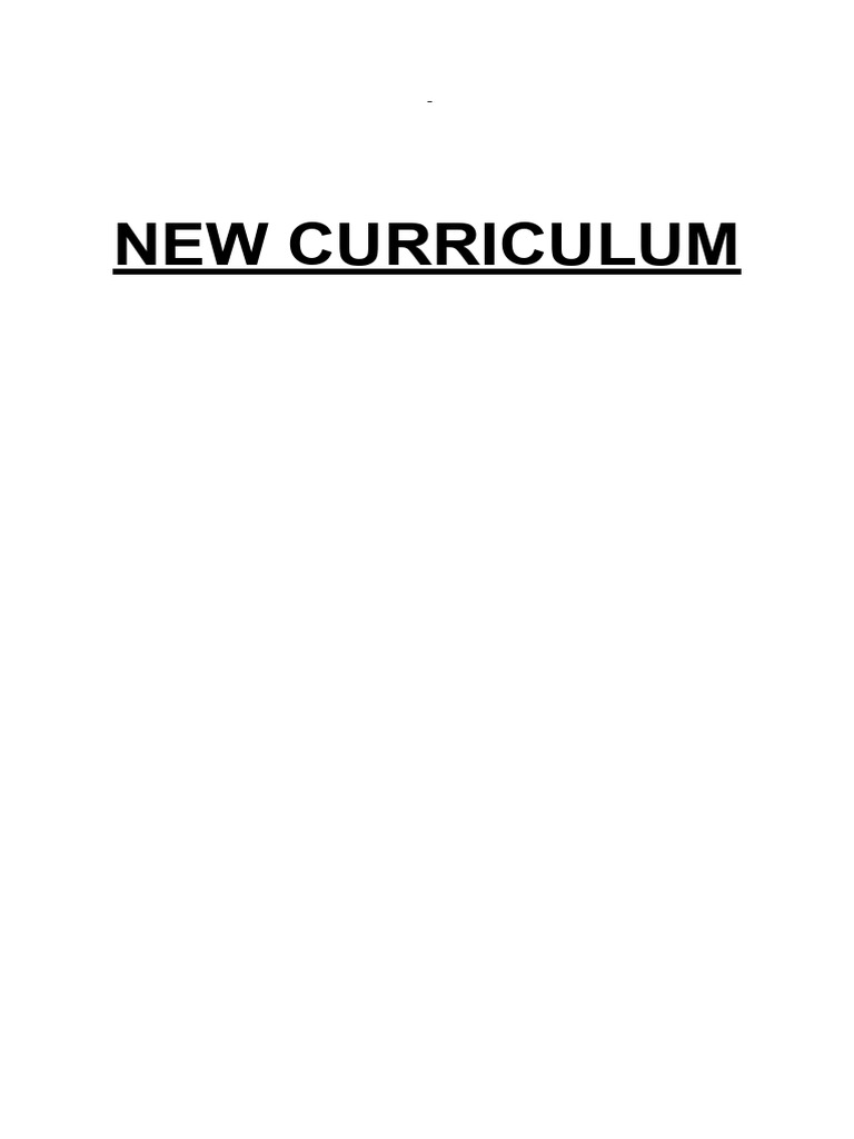 New Curriculum Course Description | PDF | Geography | Mathematics