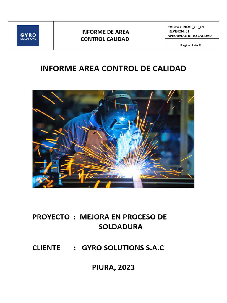 Inf Pro Soldadura Gmaw | PDF | Construcción | Soldadura