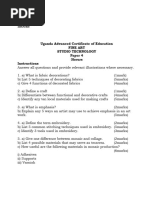 P615 4 Uace Art 2024 | PDF | Artistic Techniques | The Arts