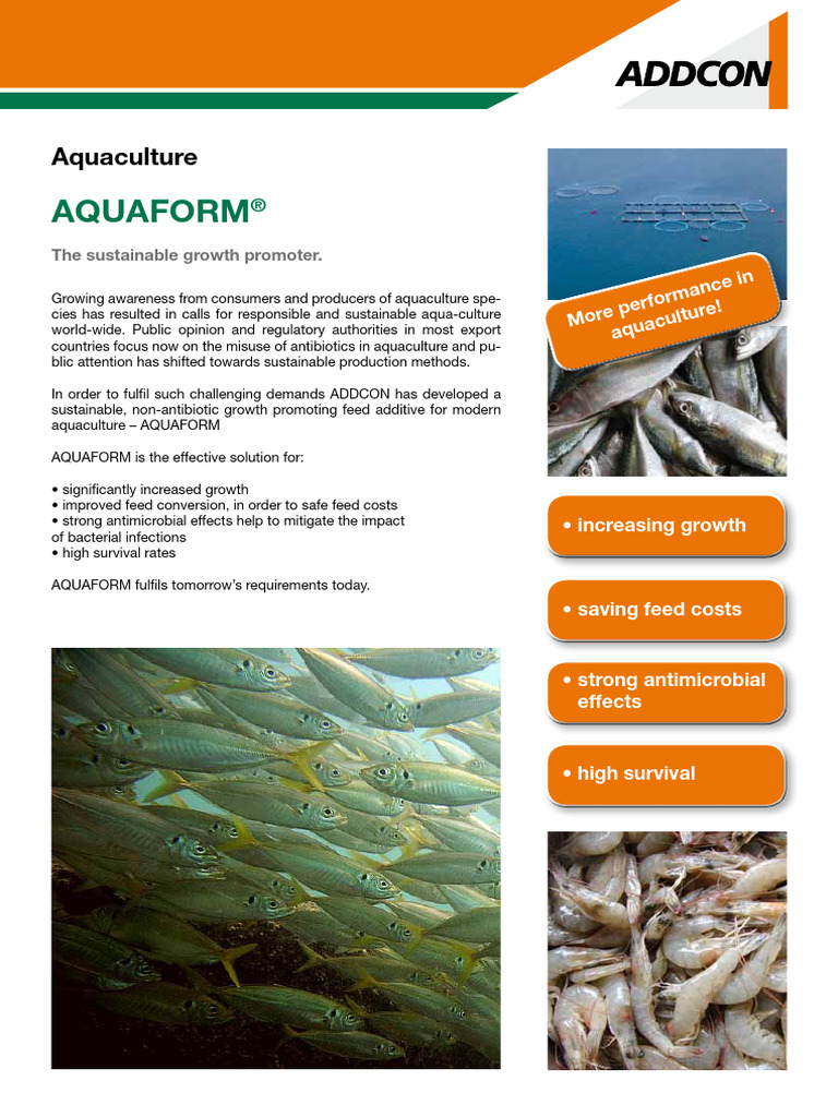 AquaForm Leaflet | Download Free PDF | Aquaculture