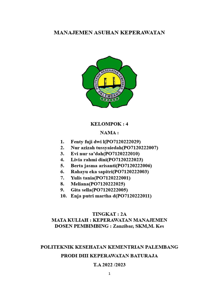 Manajemen Asuhan Keperawatan | PDF | Pengembangan Diri | Sains & Matematika