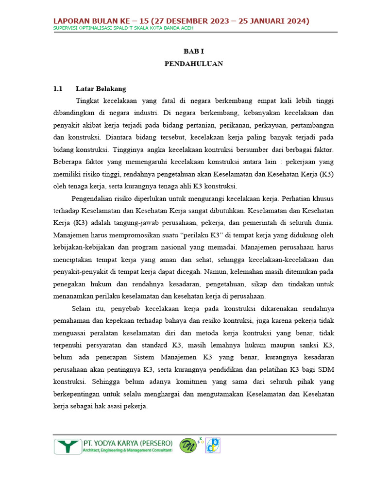 ISI K3 KE-15 (Hasil Revisi) | PDF | Bisnis | Seni