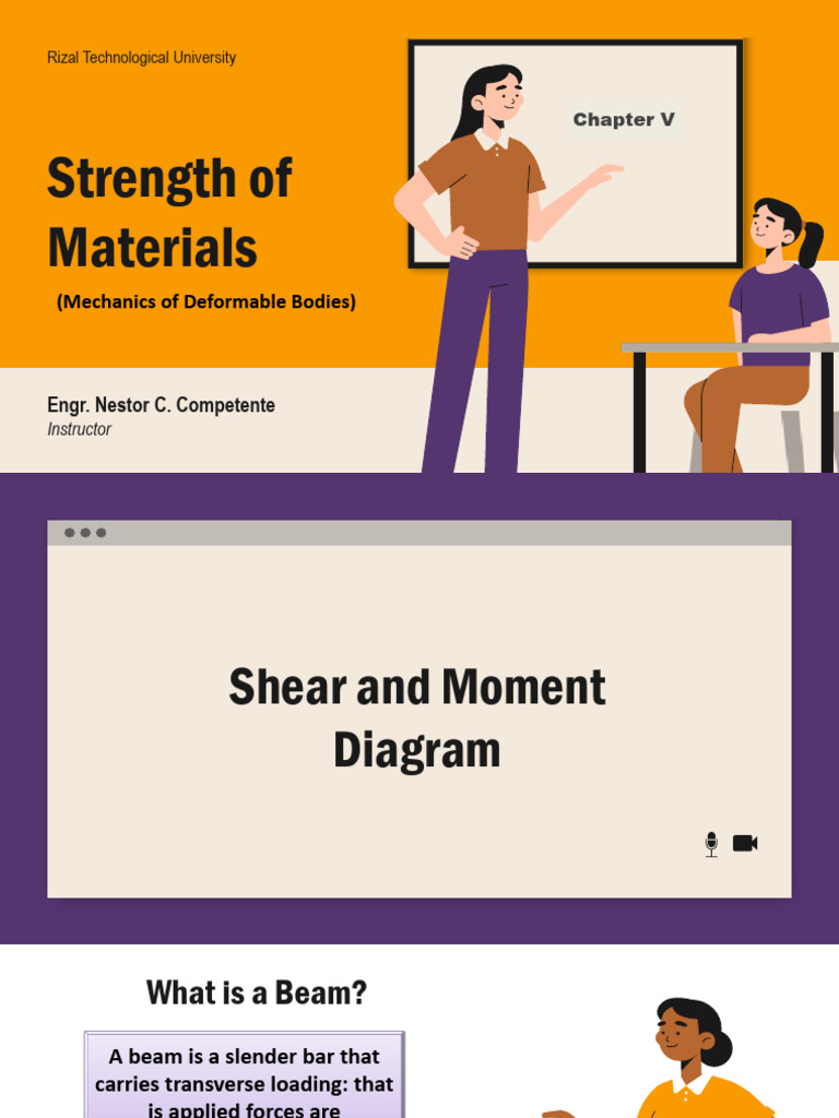 5 Shear and Moment Diagram | PDF | Beam (Structure) | Bending