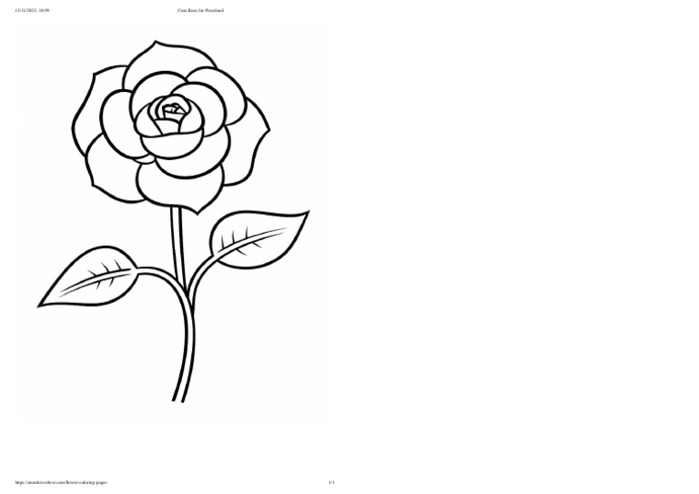 75 Printable Flower Coloring Pages For Kids | PDF