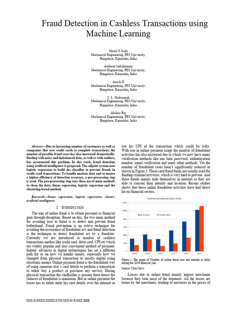 AI Fraud Detection in Transactions | PDF | Computing | Applied Mathematics