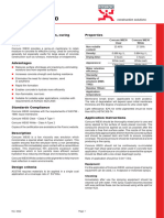 Fosroc Concure WB - TDS | PDF | Concrete | Materials