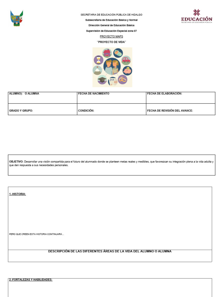 Proyecto De Vida 2023 Pdf Inclusión Educación