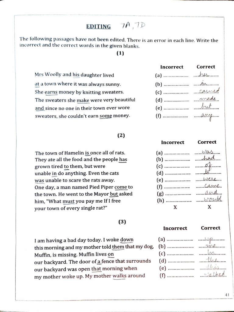 Solved Assignment English Term 2 Class 7 | PDF
