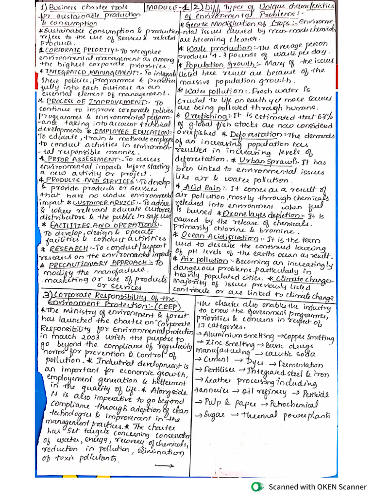 Environmental Protection and Management | PDF
