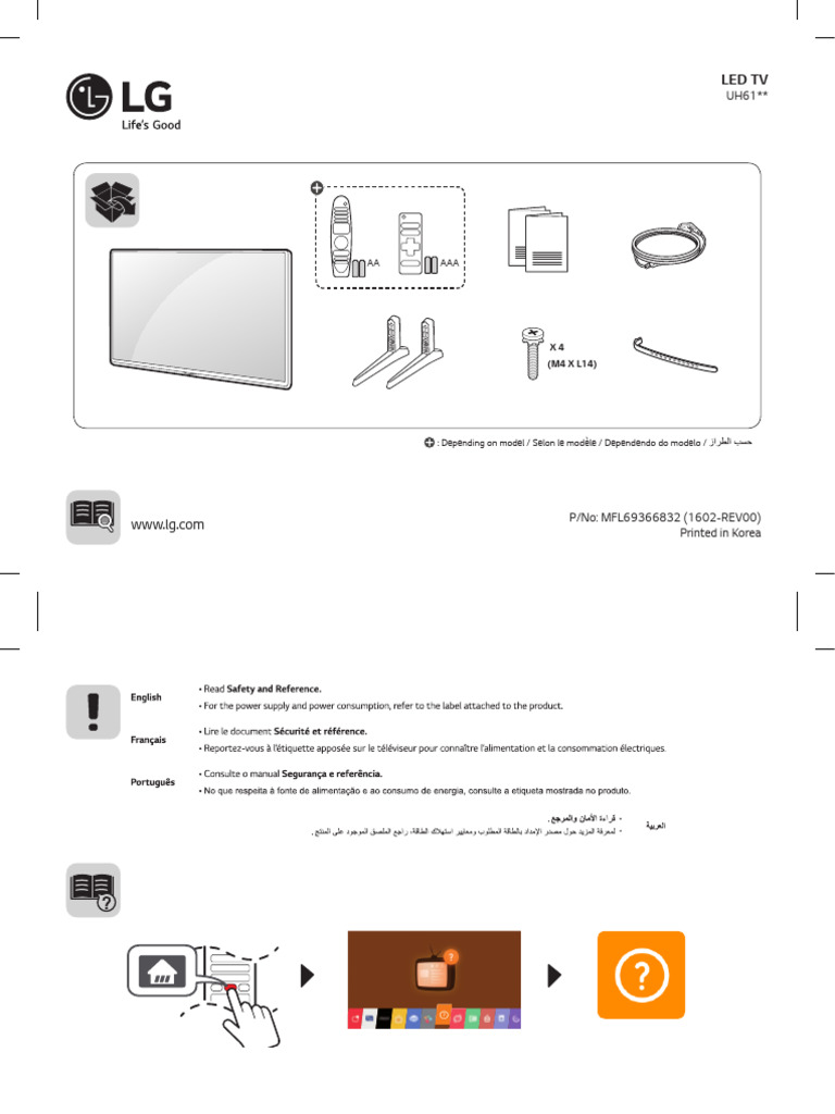 MFL69340902 - 03 - S - 43 Uh61 | PDF | Ac Power Plugs And Sockets ...