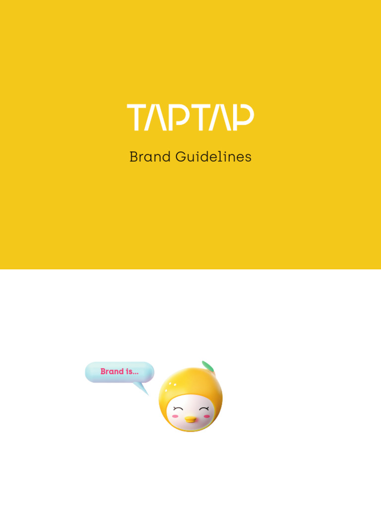 TAPTAP Brand Guidelines | PDF | Logos | Composition (Visual Arts)