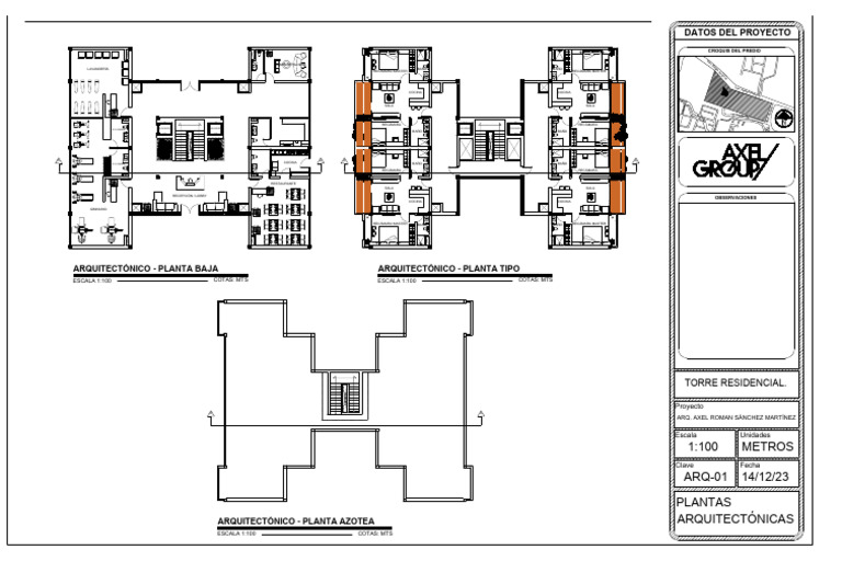 Torre Residencial Arquitectónico | PDF