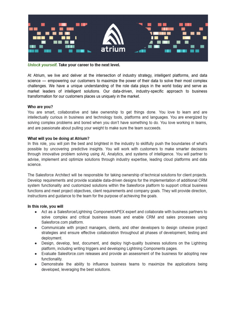 SFDC Technical Architect | PDF | Customer Relationship Management | Cognition