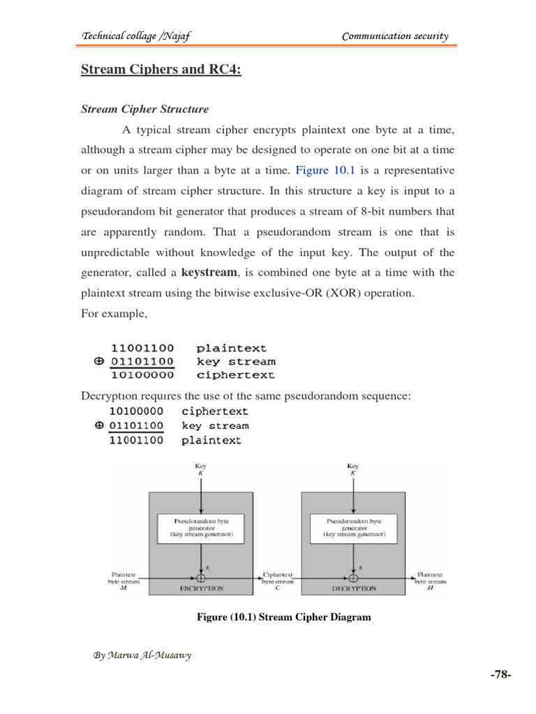 Stream Ciphers and Public Key Cryptography | PDF | Cryptography ...