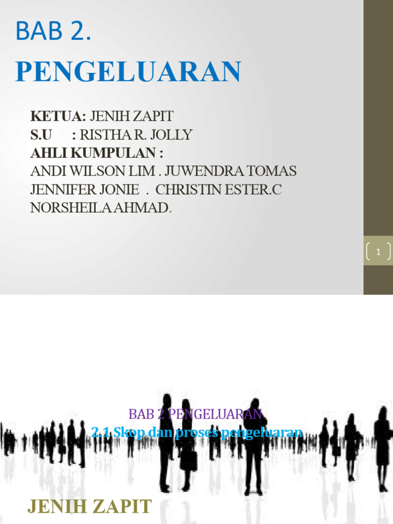 2.1 Skop Dan Proses Pengeluaran | PDF