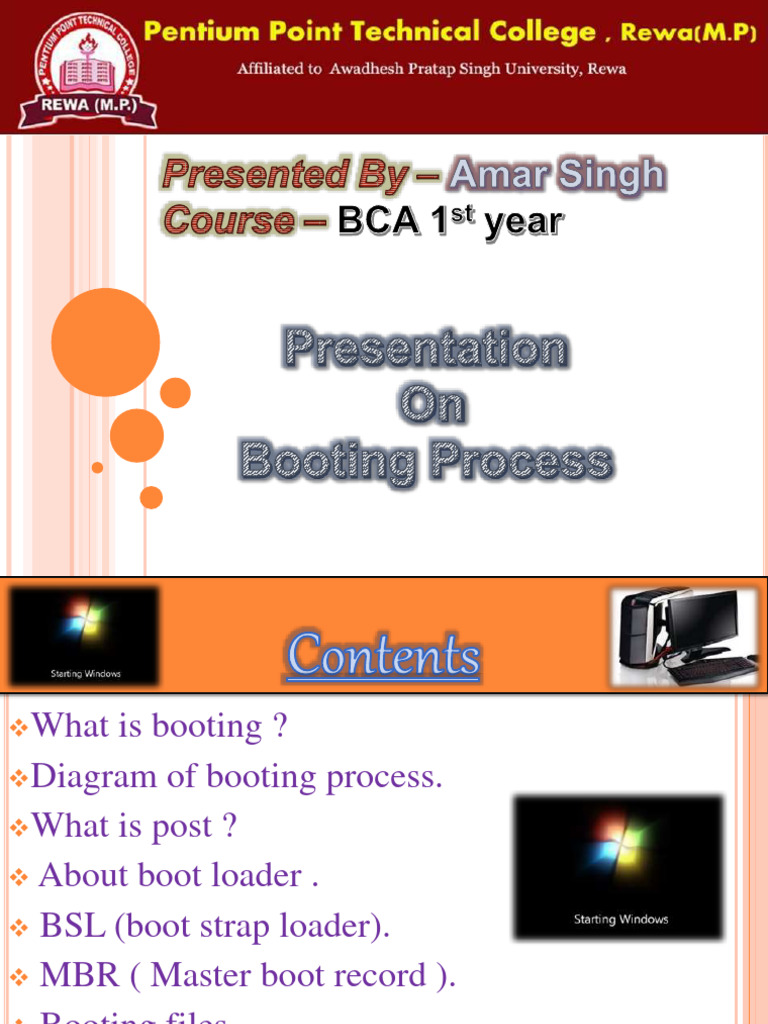 Booting Concept | PDF