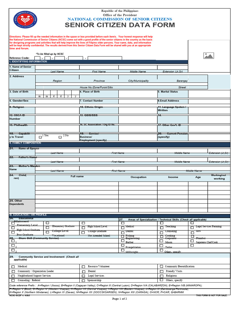 SCDF V4b3 | PDF | Chronic Condition | Clinical Medicine