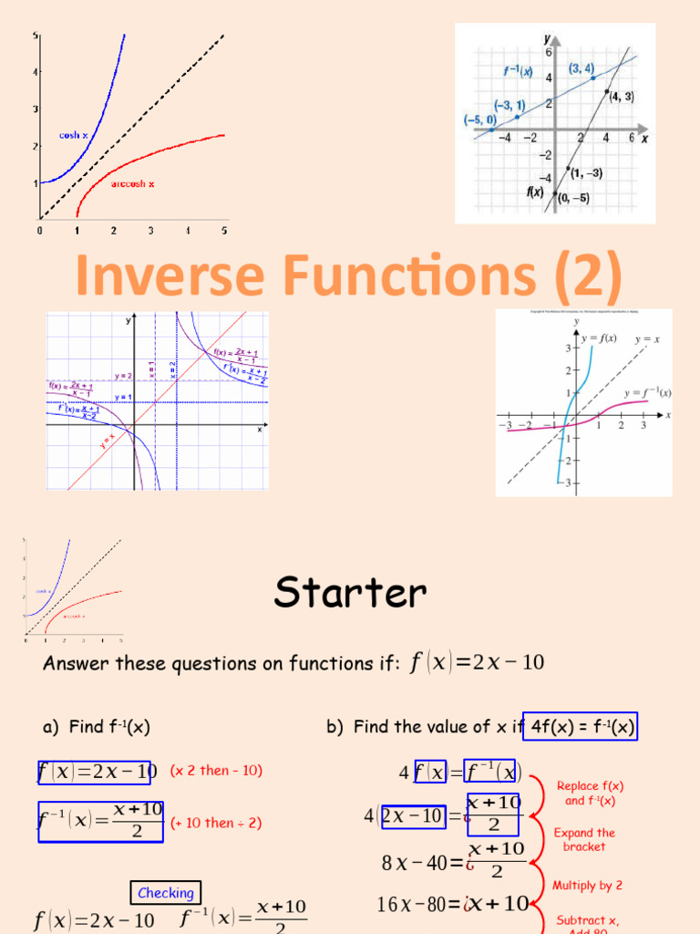 L4 Inverse Functions Download Free Pdf Function Mathematics Multiplication 