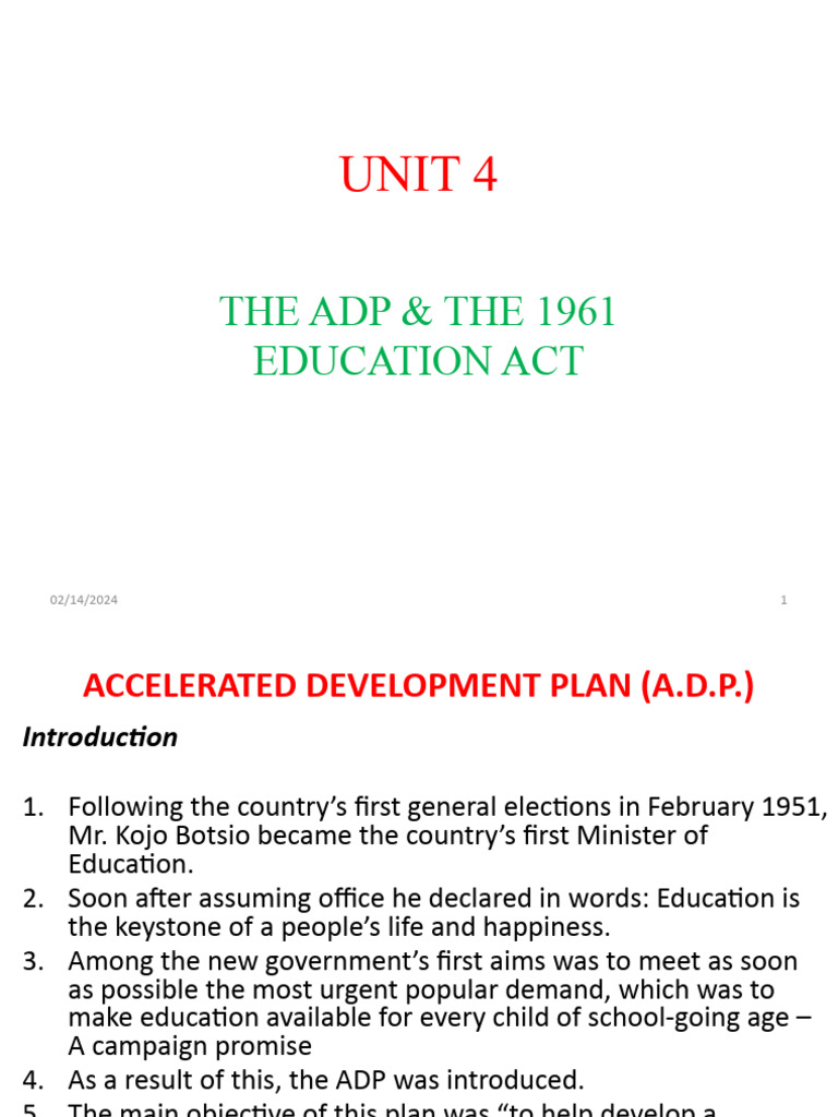 ADP | PDF | Teachers | Schools