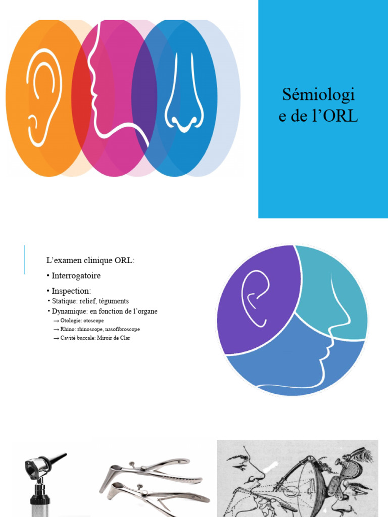Sémiologie ORL | PDF | Oreille | Maladies et troubles