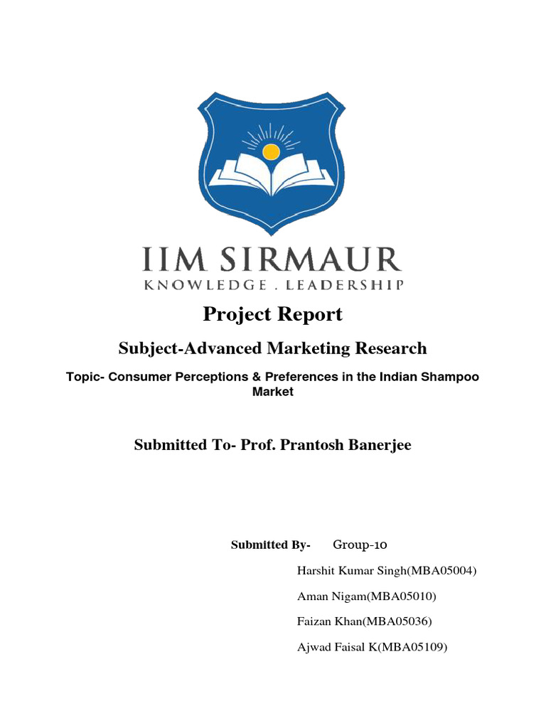 AMR Project Report | PDF | Questionnaire | Focus Group