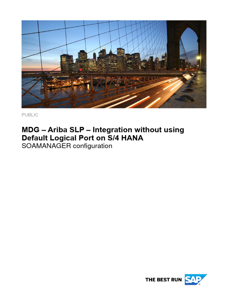 Integrating SAP Master Data Governance (MDG) With Ariba Supplier Lifecycle and Performance (SLP ...