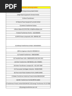AP Transco Approved Vendor List | PDF | Transformer | Electronic ...