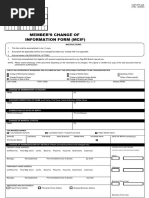 E4 Member Data Change Request | PDF | Annulment | Identity Document