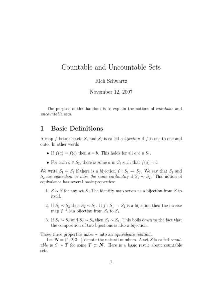 Handout8 Dvi | PDF | Set (Mathematics) | Numbers