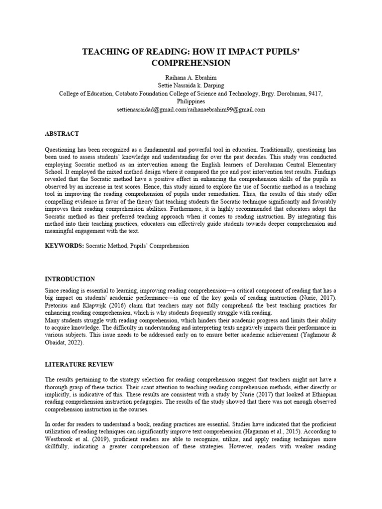 I MRAD | PDF | Reading Comprehension | Methodology