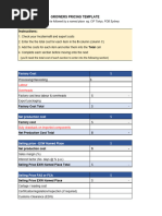 Landed Cost Sheet Excel Template | PDF