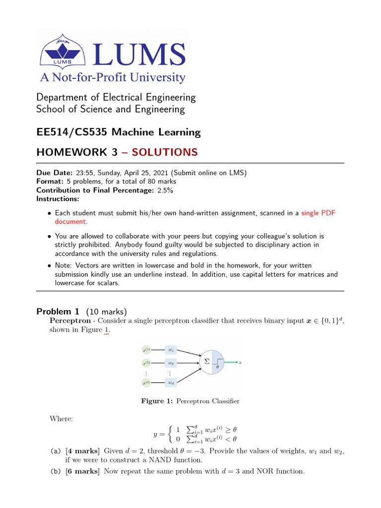 Department of Electrical Engineering School of Science and Engineering ...