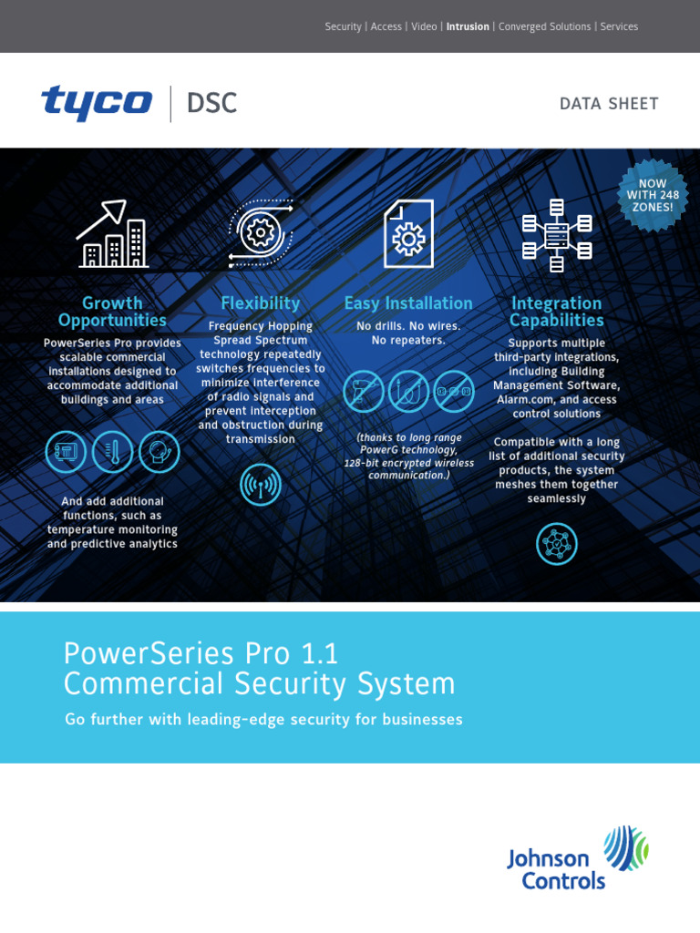 Fisa Tehnica Centrala Alarma Antiefractie Hibrid DSC PowerSeries PRO-HS3248 32 Partitii 8-248 ...