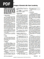 Dimensional Stability To Washing (ISO 3759) | PDF | Textiles | Clothing