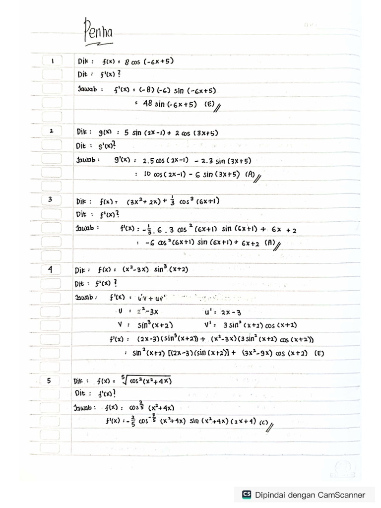 Jawaban Uk Matmin | PDF