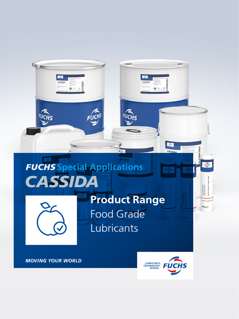 FUCHS Food Grade Lubricants Catalog | PDF | Lubricant | Chemistry