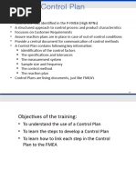 Control Plan Training | PDF | Engineering Tolerance | Business Process