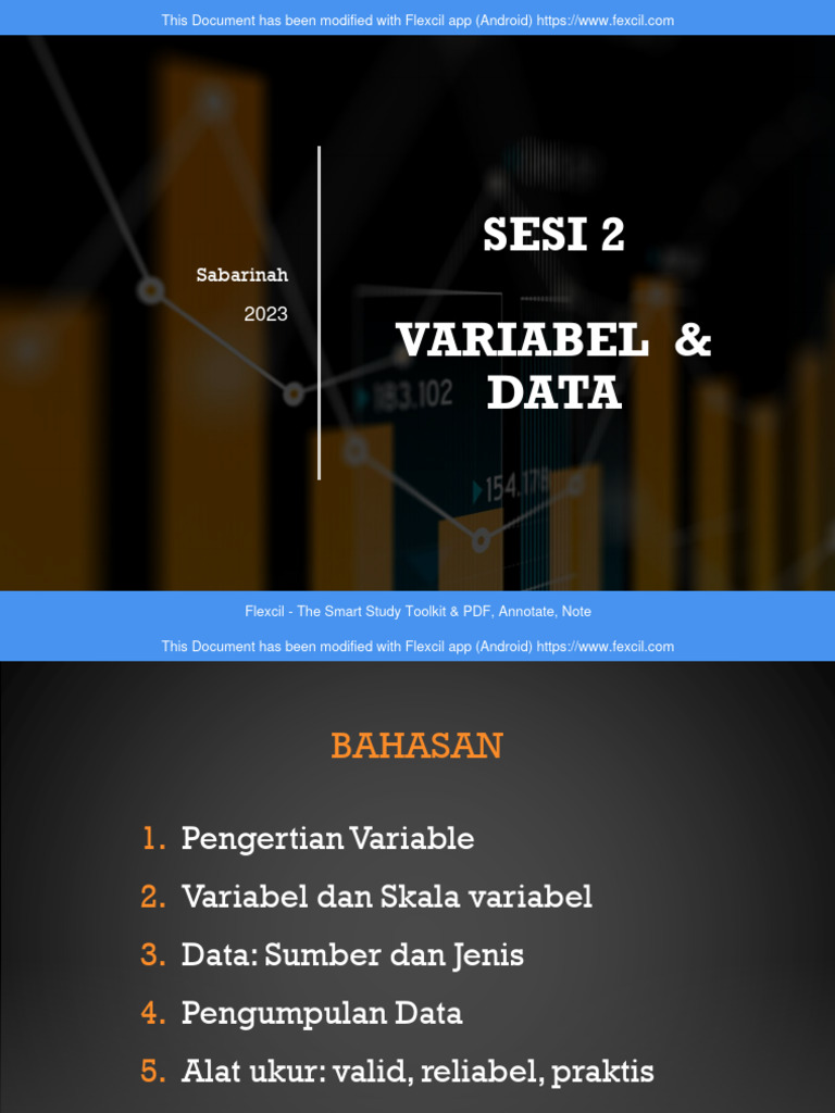 Sesi 2 Biostat Dasar 2023 | PDF | Validity (Statistics) | Statistics