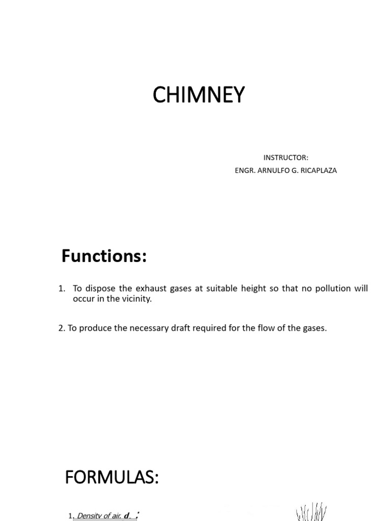 Chimney Design and Function Basics | PDF