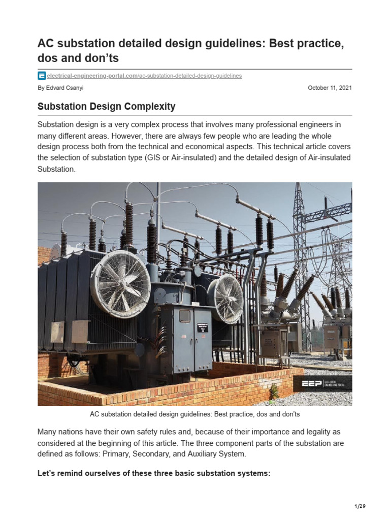Electrical-Engineering-portal.com-AC Substation Detailed Design ...