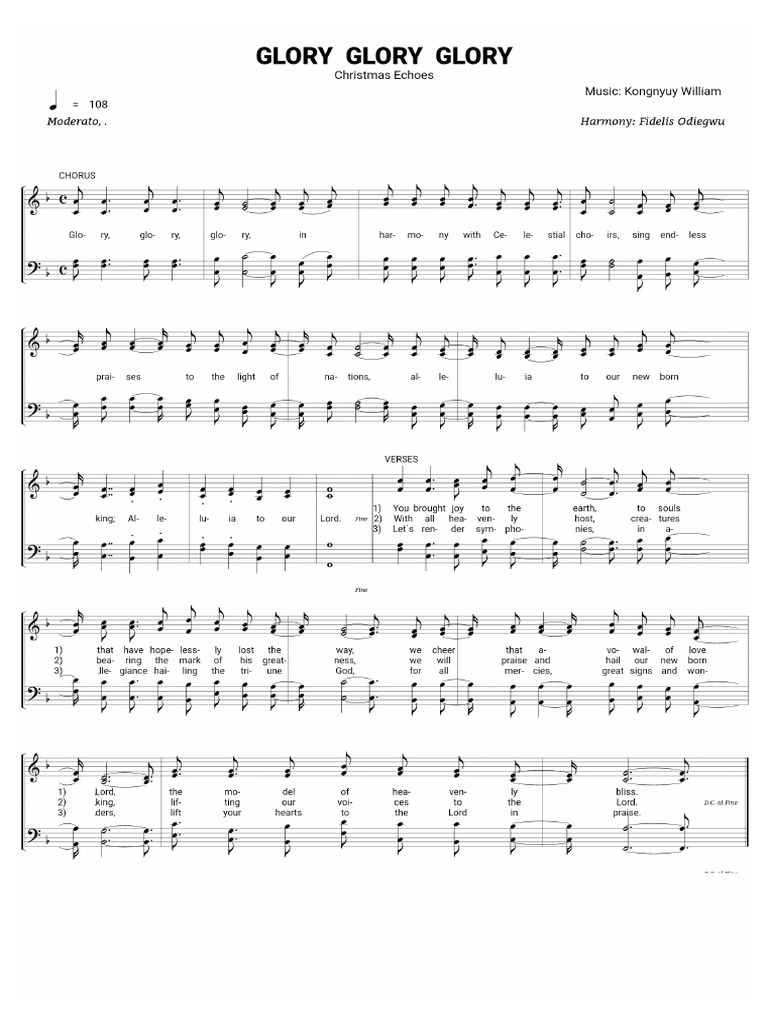 GLORY GLORY GLORY by Fr. William | PDF