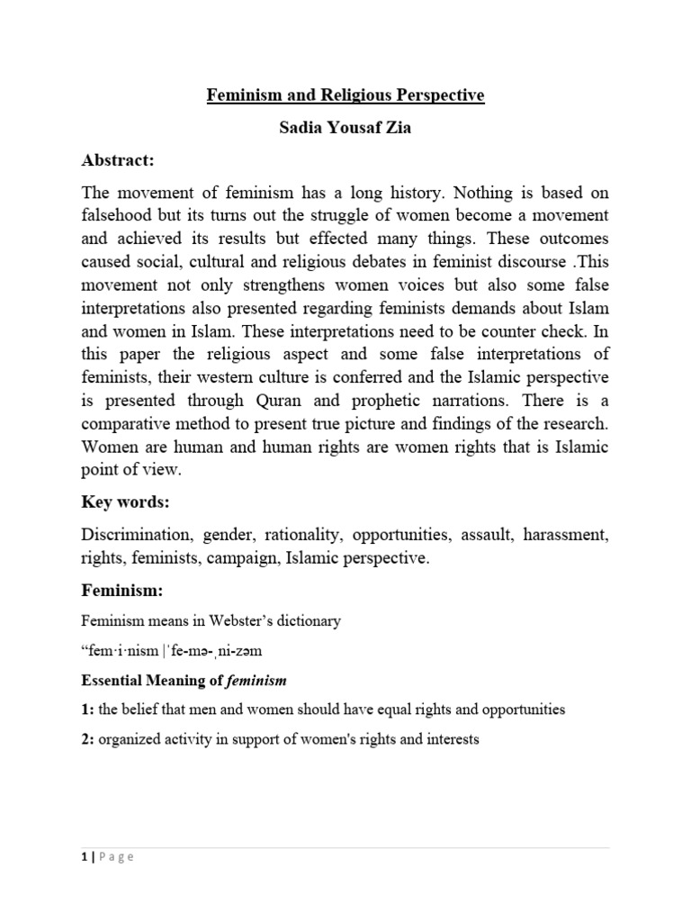 Feminism Reviewed (1) | PDF | Feminism | Gender Studies