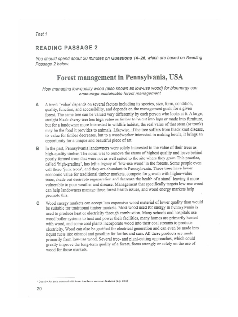 Reading Diagnostic Test Passage 2 | PDF