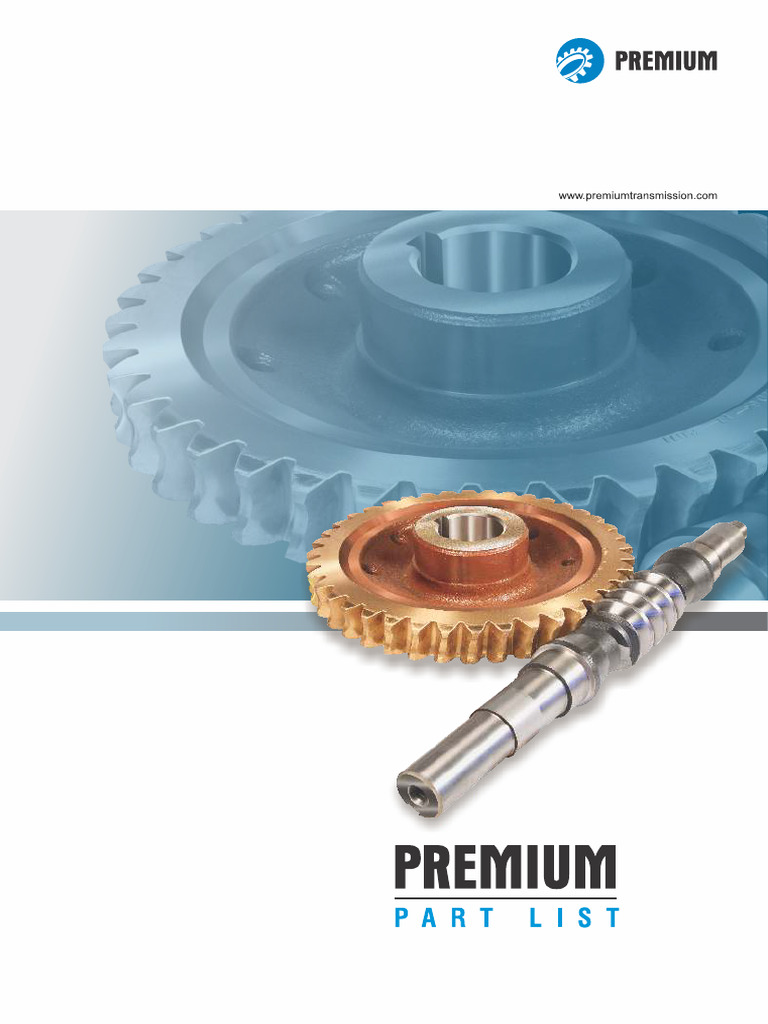 Worm Gear Part List Catalogue | PDF