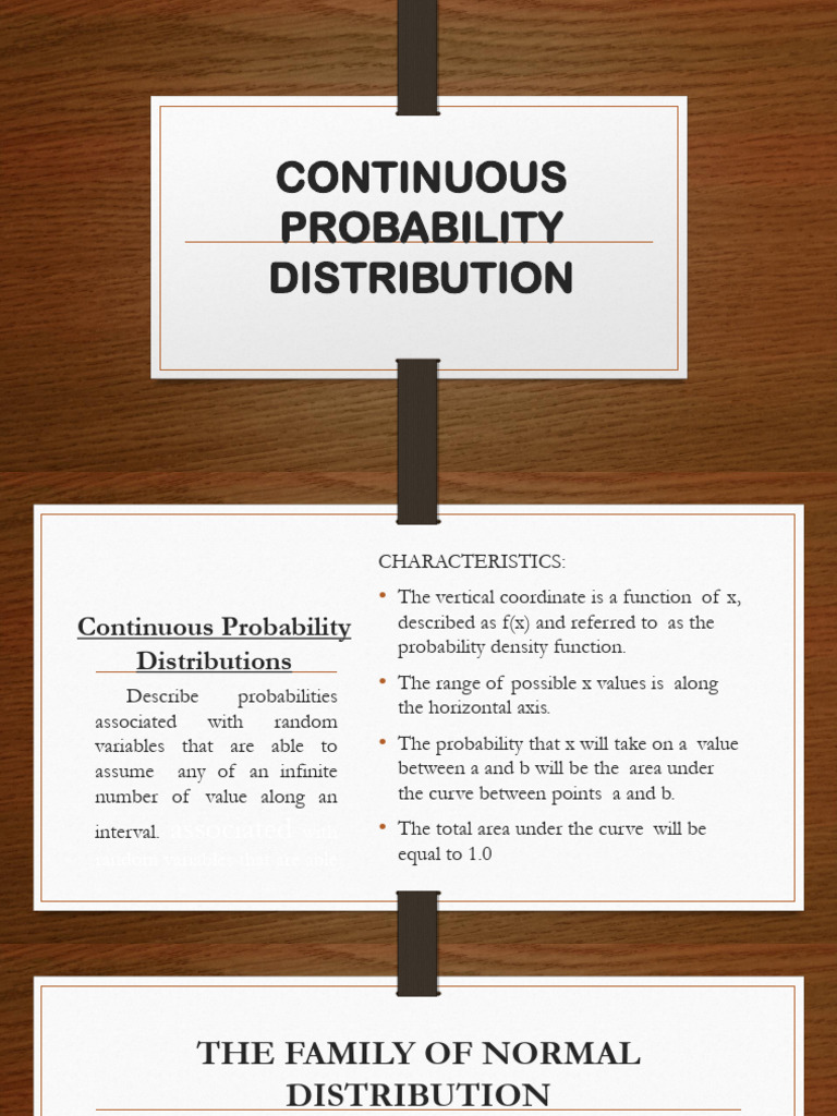 Chap 7 Continuous Probability Distribution | PDF | Probability ...
