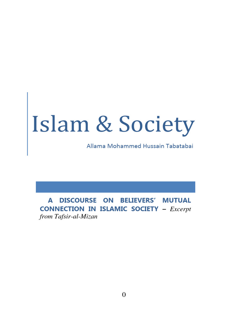 Islam & Society | Download Free PDF | Truth | Knowledge